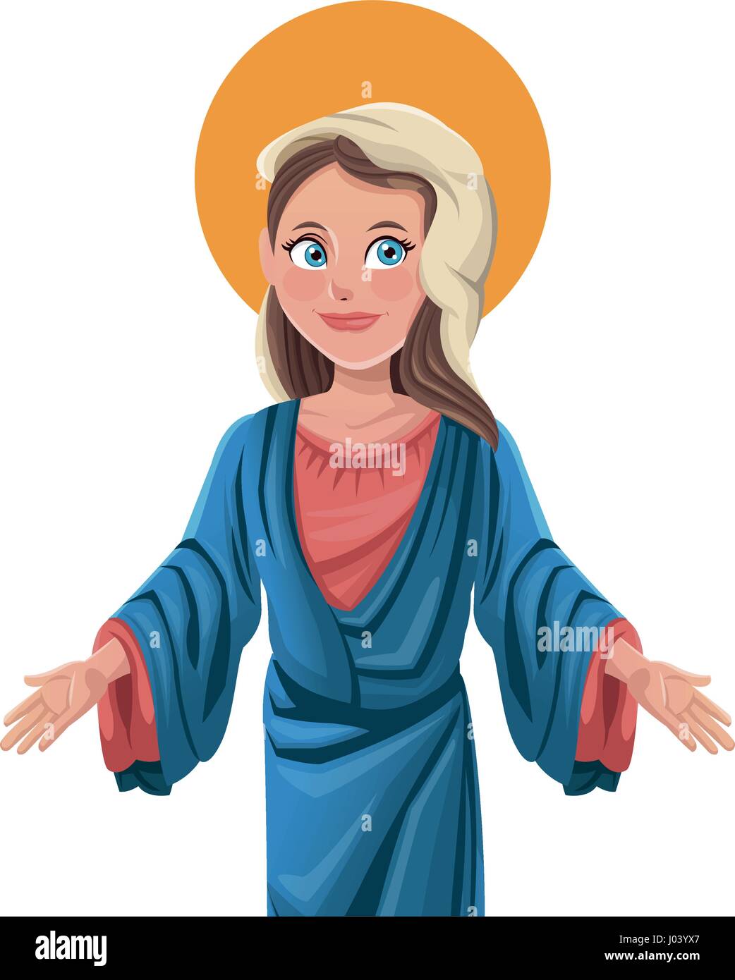 virgin mary icon Stock Vector Image & Art - Alamy