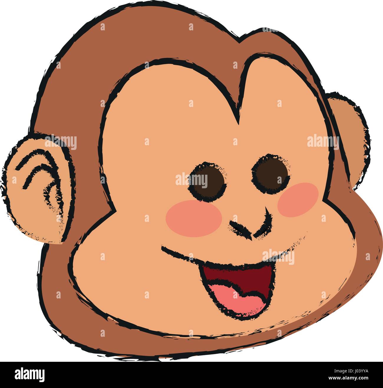 monkey cartoon icon Stock Vector Image & Art - Alamy