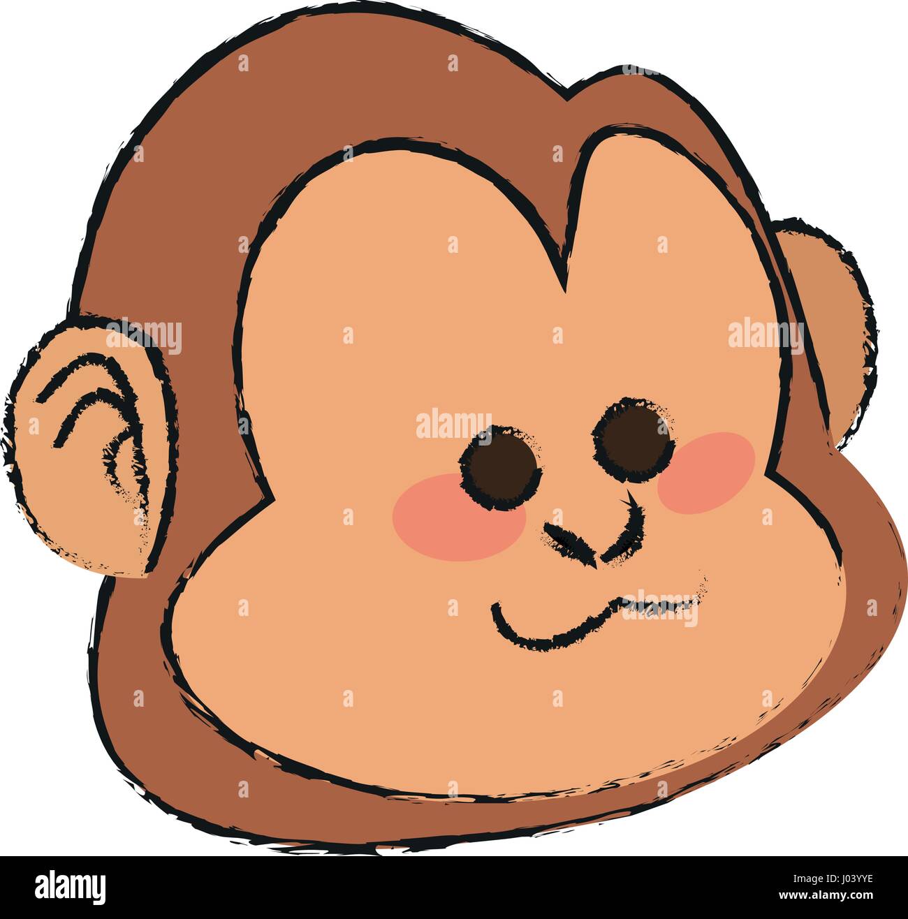 monkey cartoon icon Stock Vector Image & Art - Alamy
