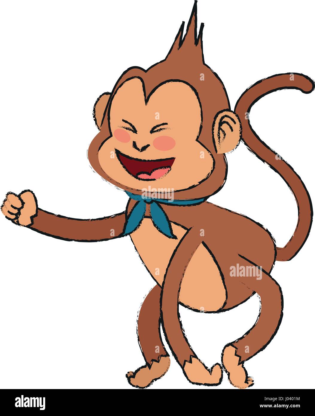monkey cartoon icon Stock Vector Image & Art - Alamy