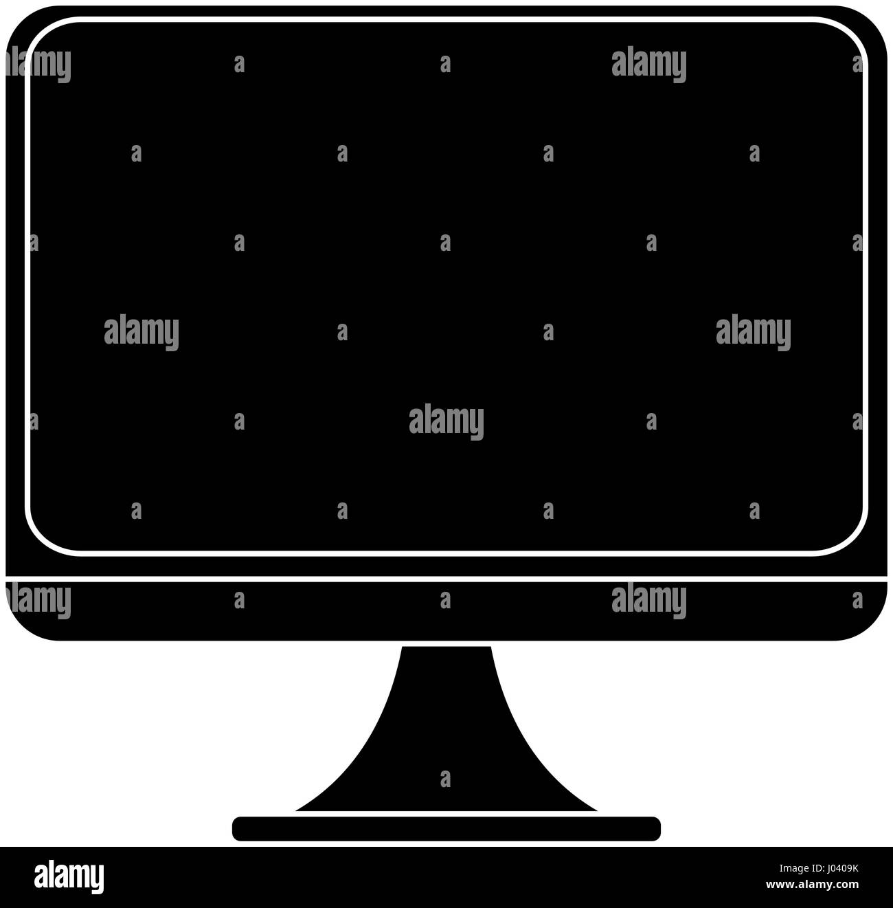monitor computer icon Stock Vector Image & Art - Alamy