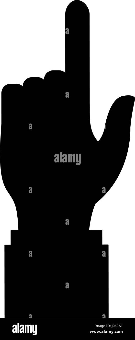 human hand icon Stock Vector Image & Art - Alamy