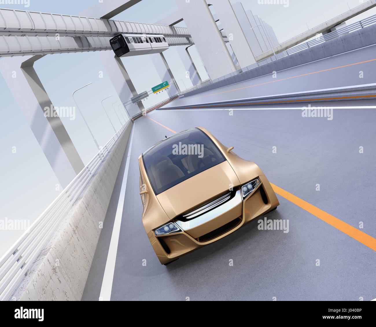 Autonomous car driving hi-res stock photography and images - Alamy