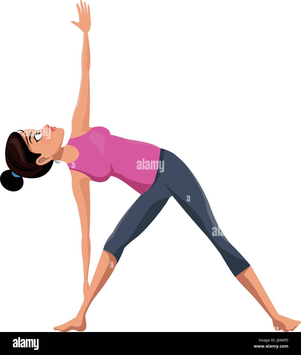 Extended Triangle Pose