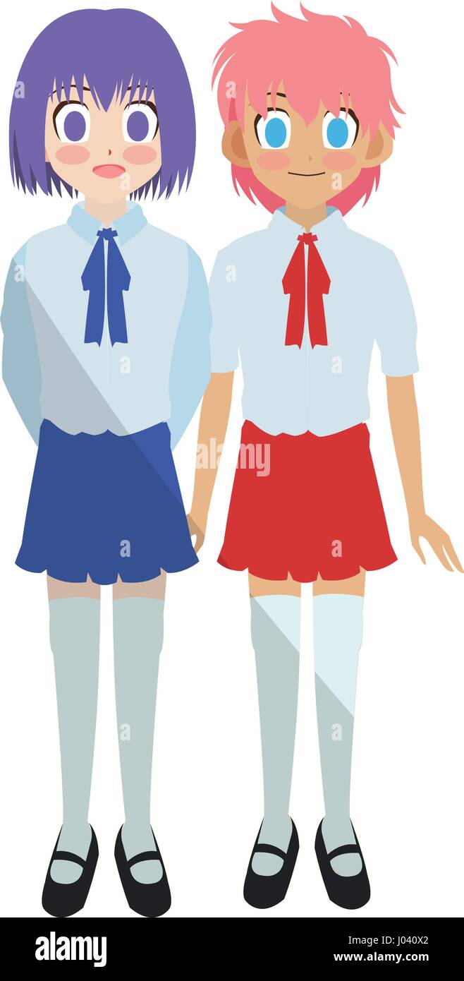 anime girl design Stock Vector Image & Art - Alamy