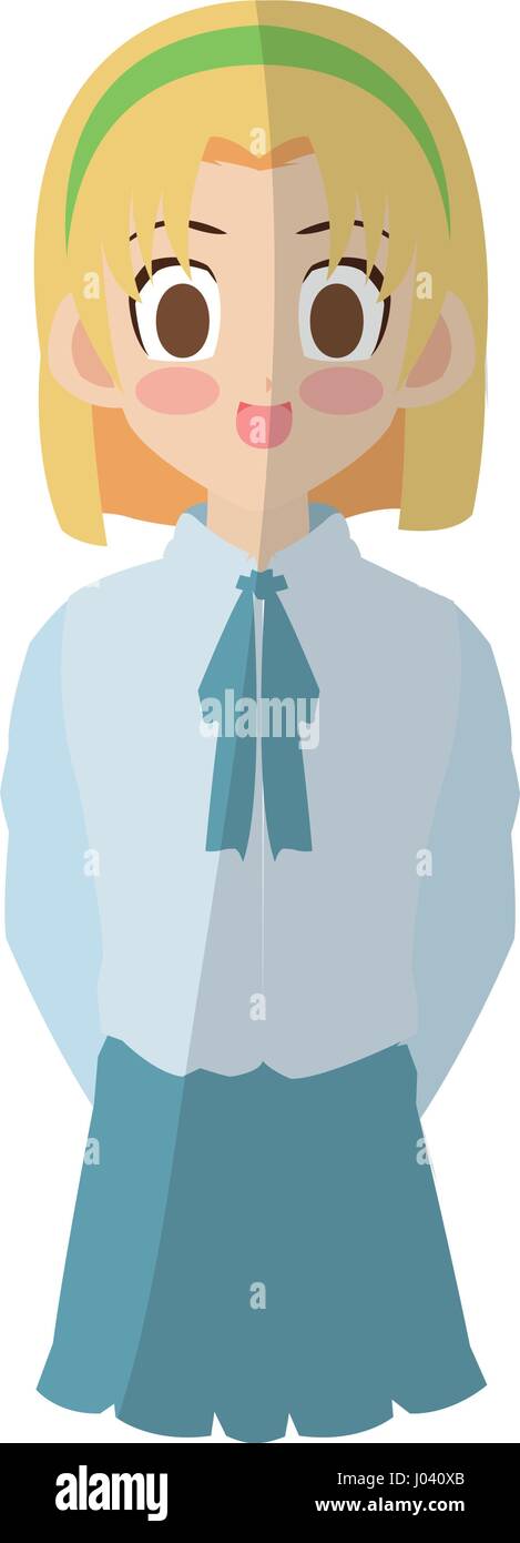 anime girl design Stock Vector Image & Art - Alamy