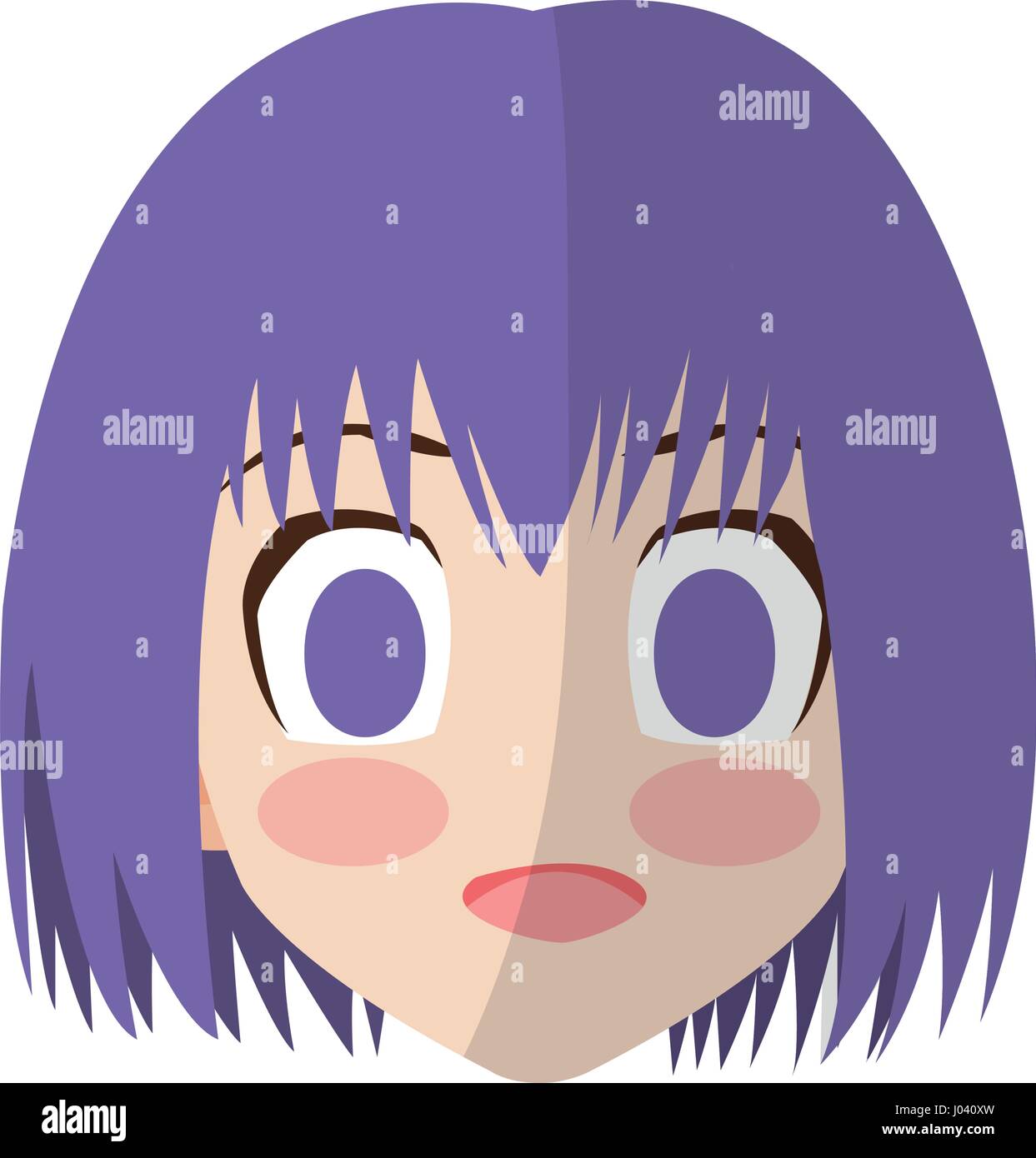 anime girl design Stock Vector Image & Art - Alamy