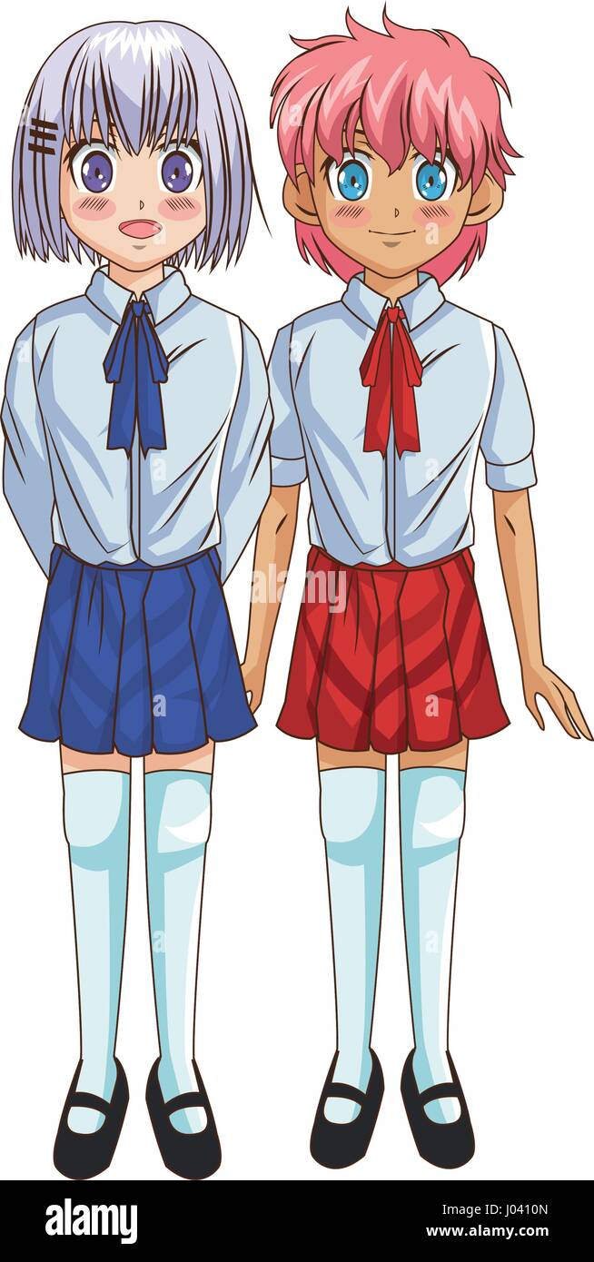 anime girl design Stock Vector Image & Art - Alamy