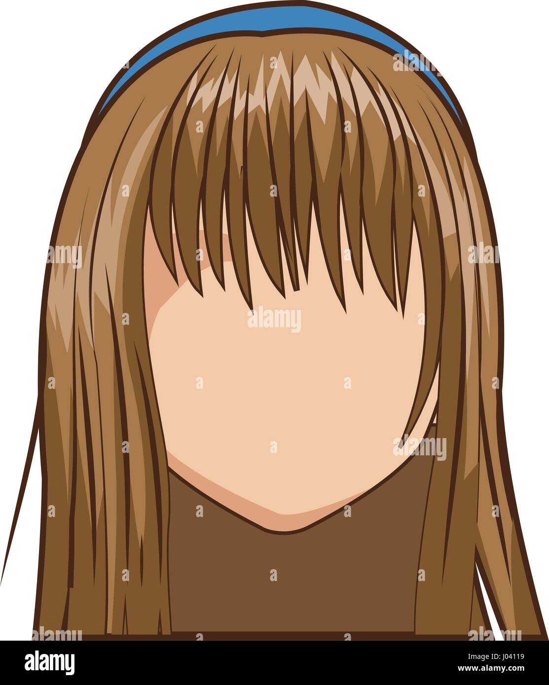 anime girl design Stock Vector Image & Art - Alamy