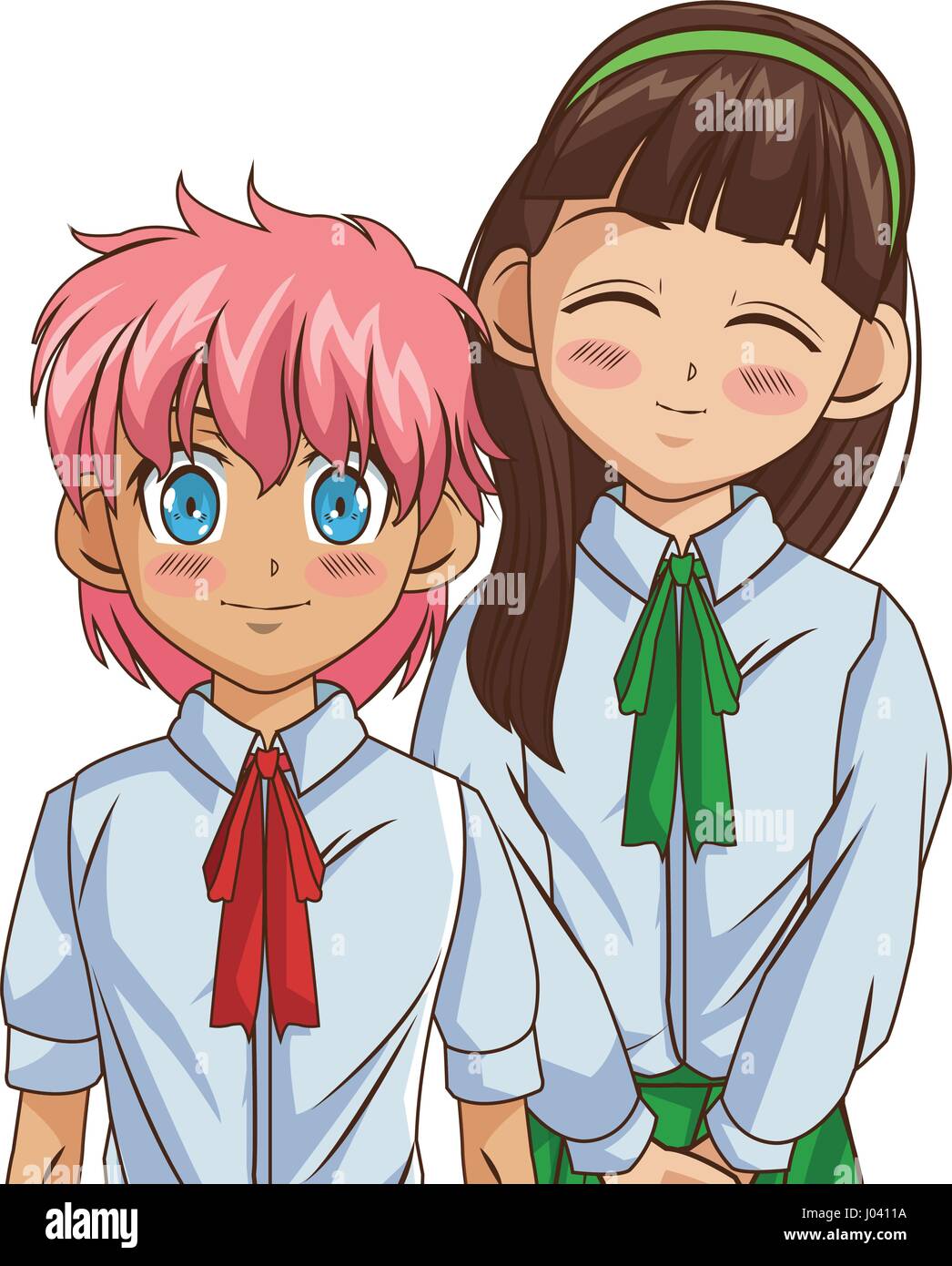 anime girl design Stock Vector Image & Art - Alamy