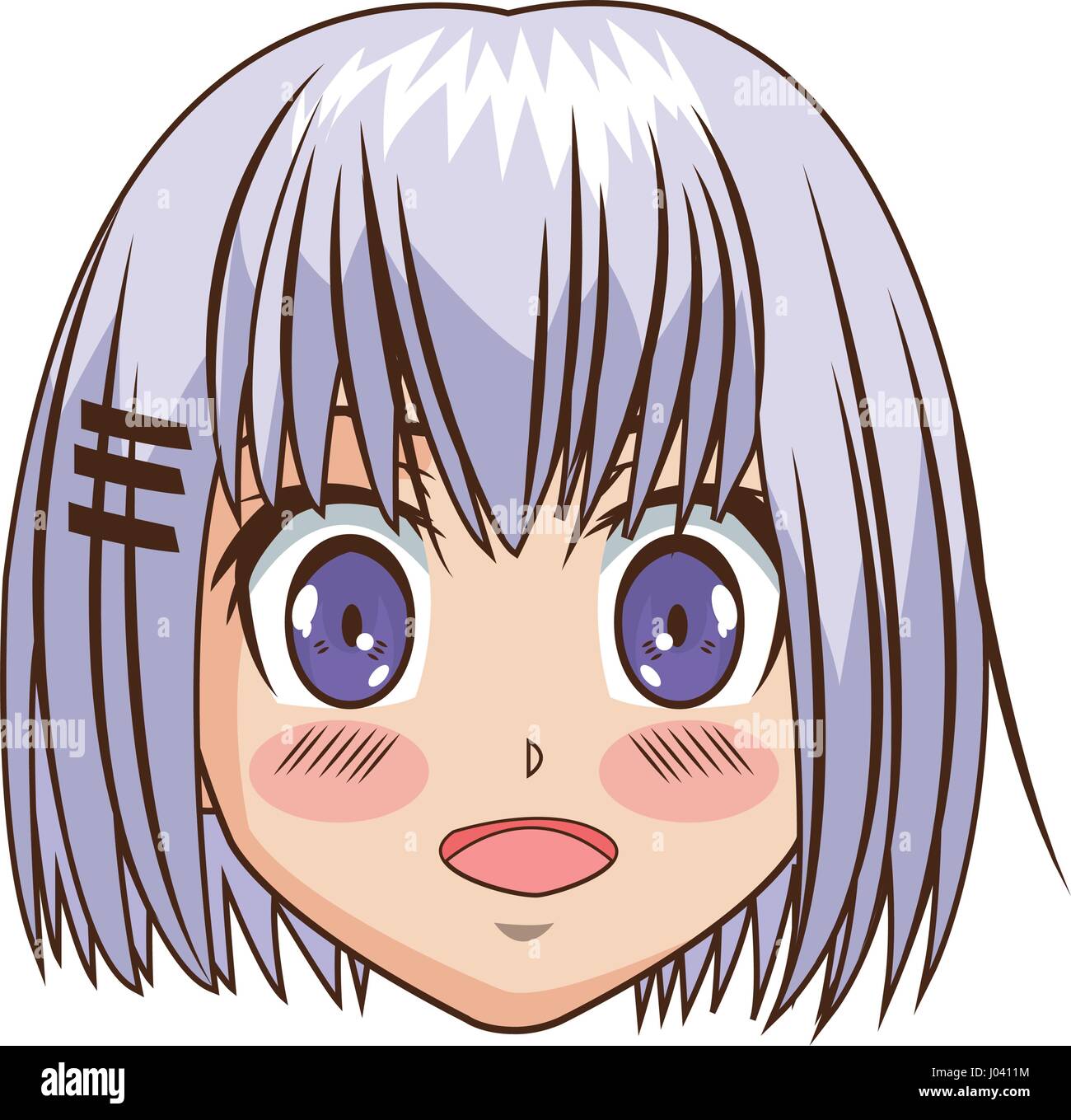 anime girl design Stock Vector Image & Art - Alamy