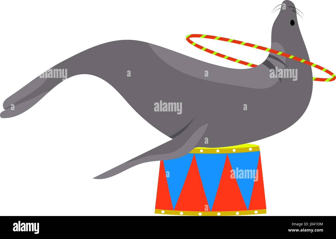 Seal performing Stock Vector Images - Alamy