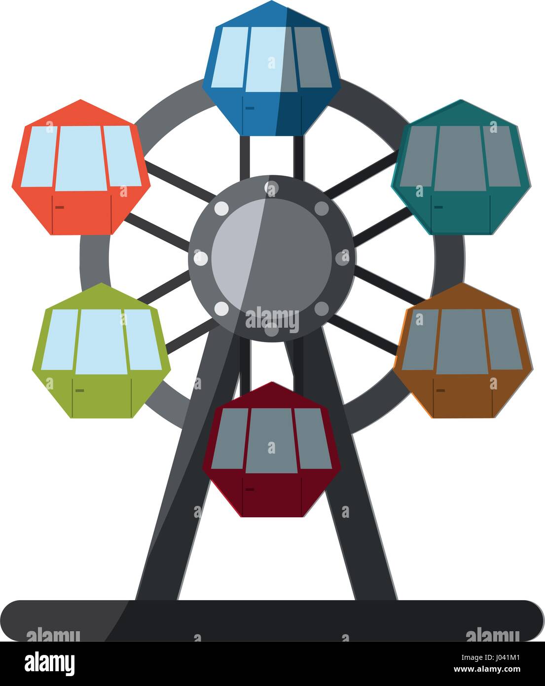 circus wheel icon Stock Vector Image & Art - Alamy