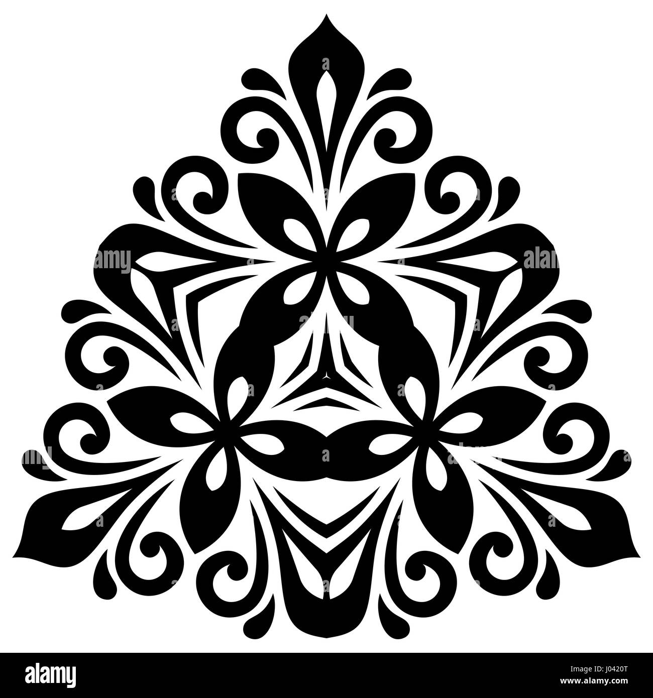 Elegant Vector Ornament in Classic Style Stock Vector Image & Art - Alamy