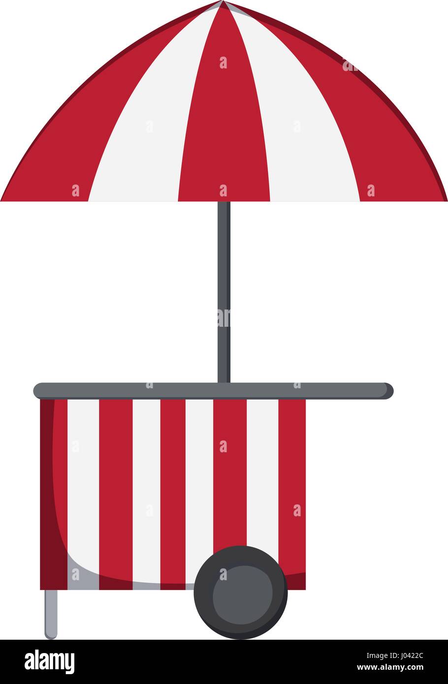 Lunch cart Stock Vector Images - Alamy