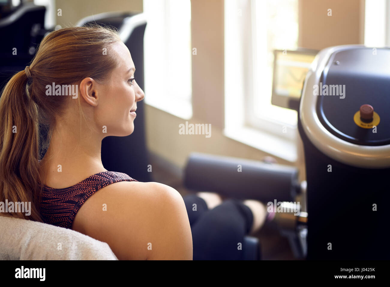 Legs over shoulder hi-res stock photography and images - Alamy