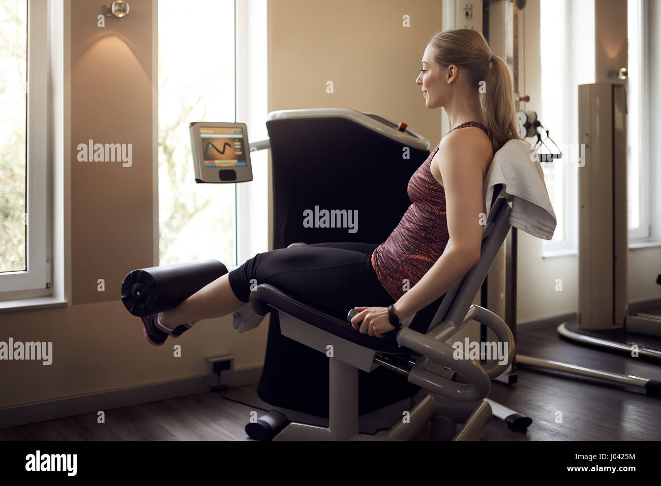 Legs over shoulder hi-res stock photography and images - Alamy