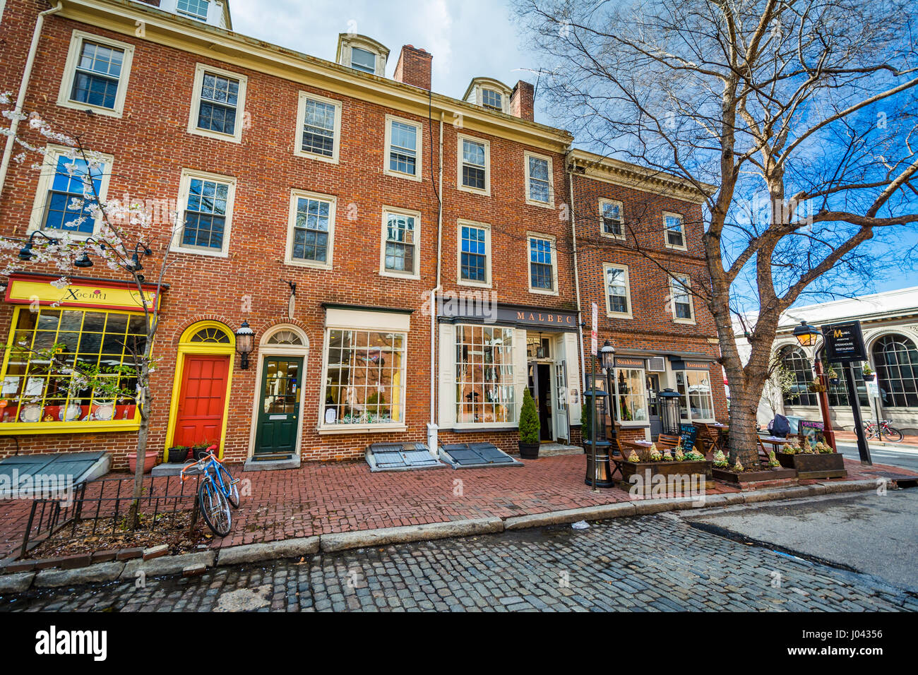 Buildings at Head House Square, in Society Hill, Philadelphia ...