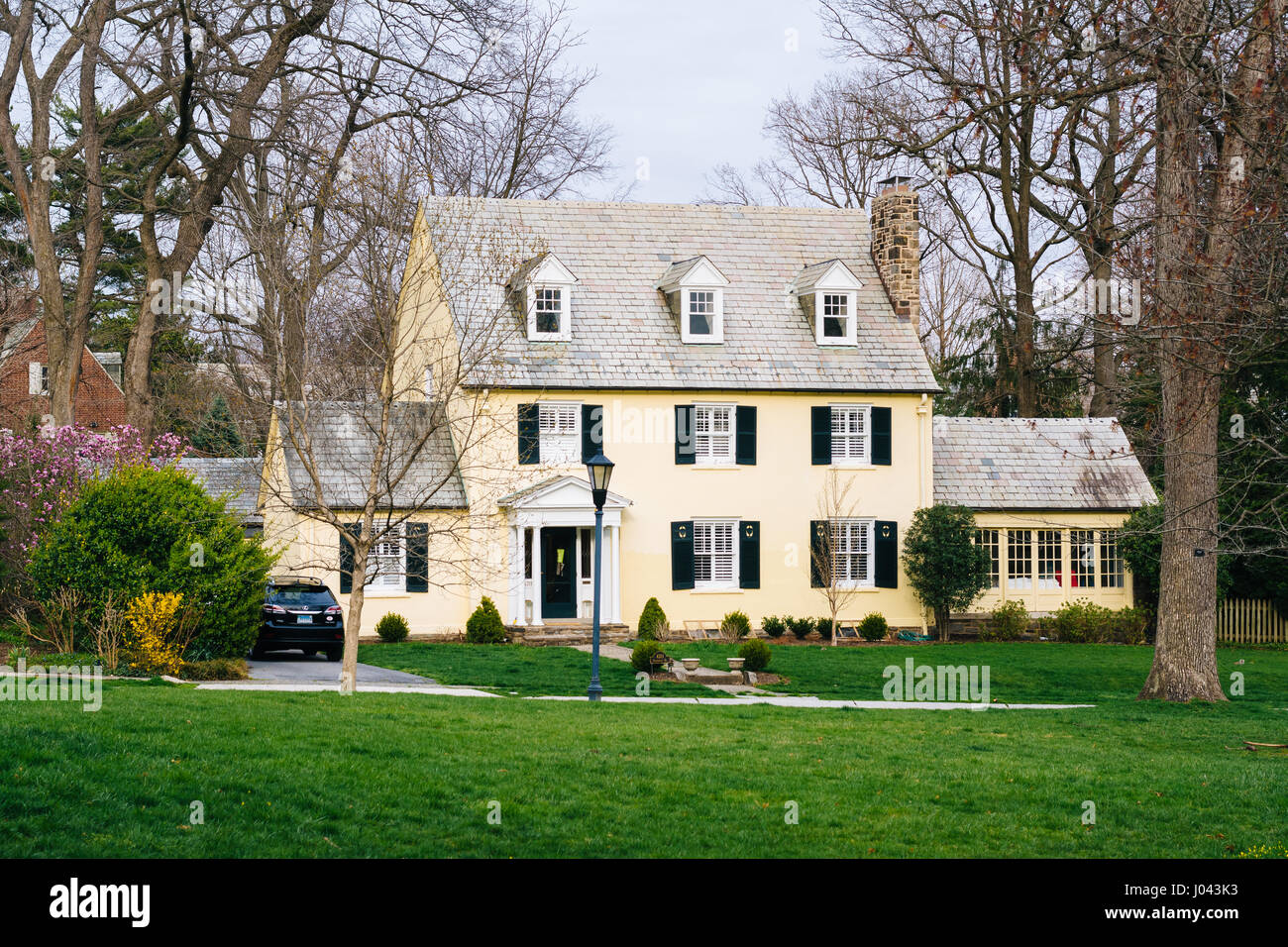 House in Guilford, Baltimore, Maryland Stock Photo - Alamy