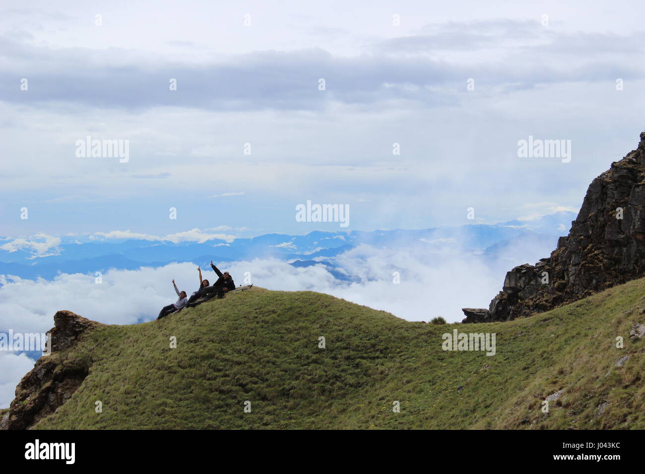 On top of the world Stock Photo - Alamy