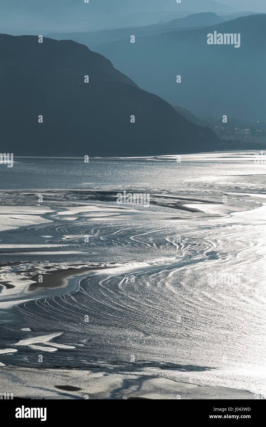 View from Great Ormes Head looking towards Penmaen bach point between ...