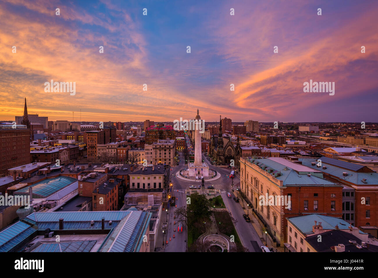 Washington monument baltimore hi-res stock photography and images - Alamy