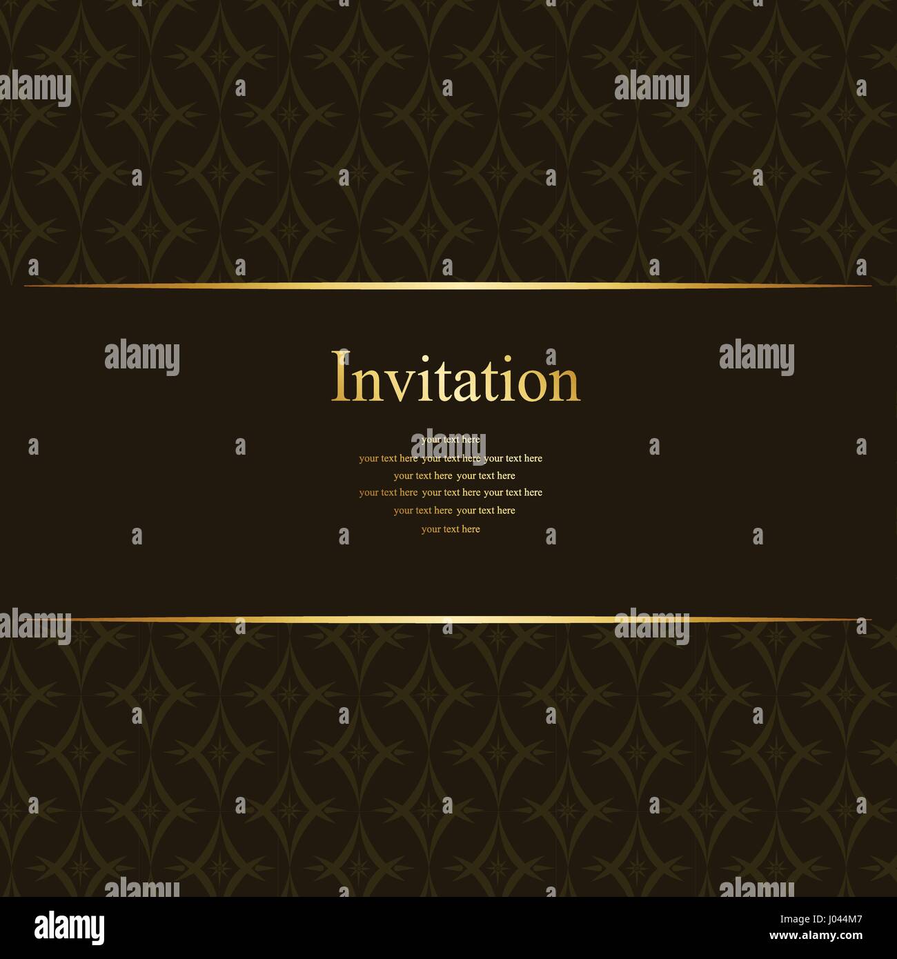 invitation card vector design Stock Vector Image & Art - Alamy