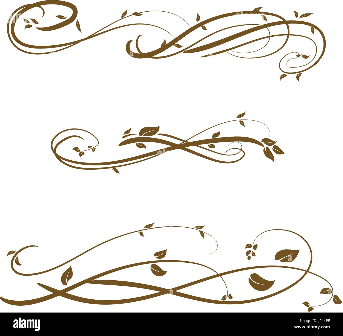 Vector decorative design elements & page decor Stock Vector Image & Art ...