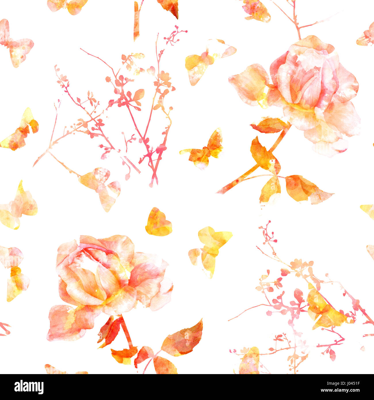 Seamless pattern in victorian Cut Out Stock Images & Pictures - Alamy