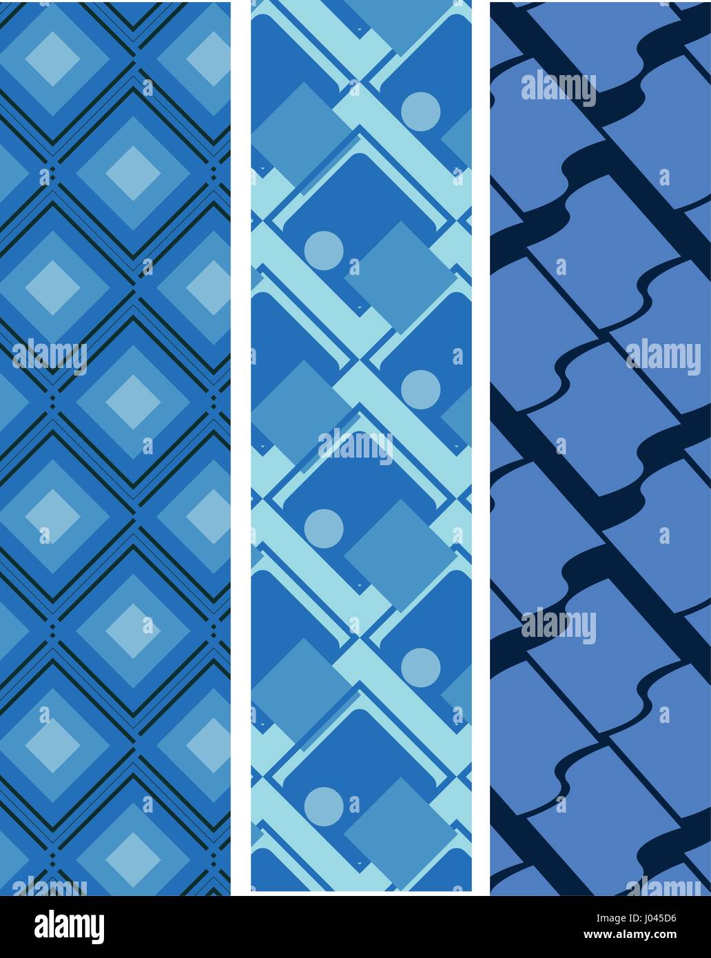 Blue abstract seamless pattern Stock Vector Image & Art - Alamy