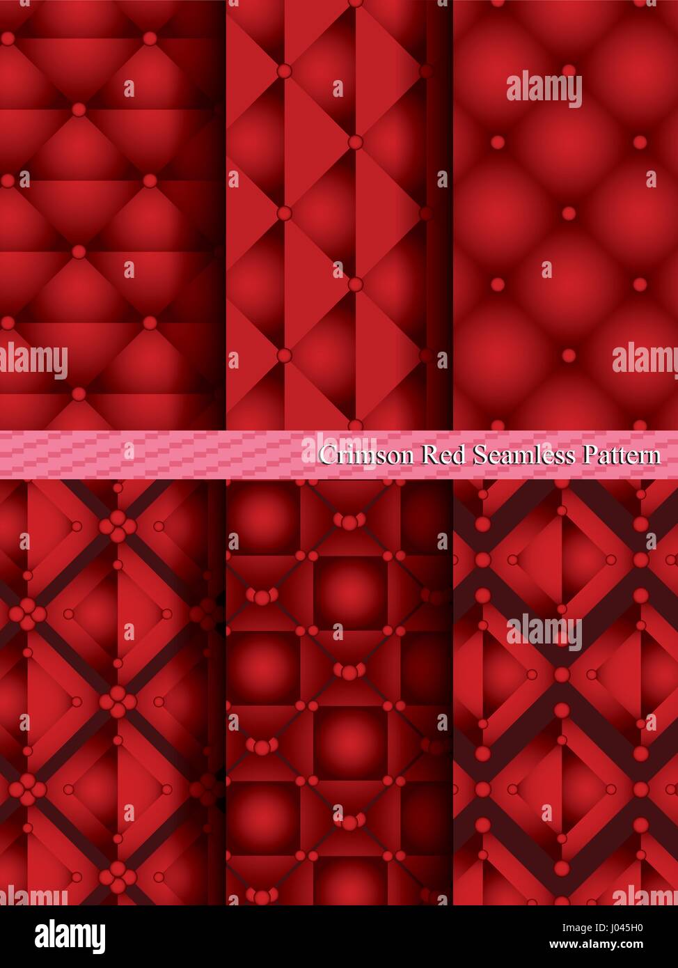 Crimson Red Seamless Pattern Stock Vector Image & Art - Alamy