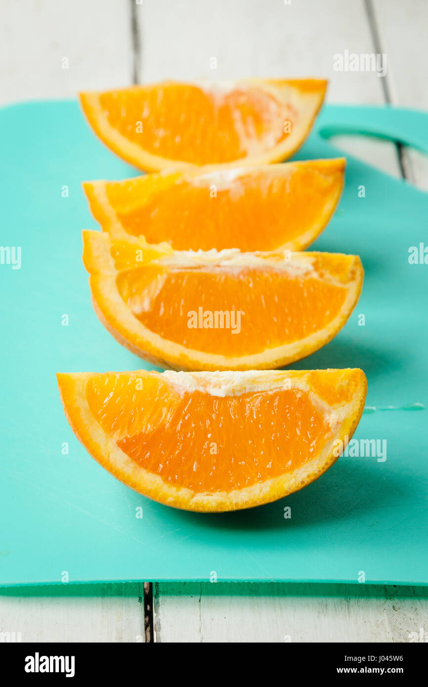Organic Orange Segments Stock Photo - Alamy