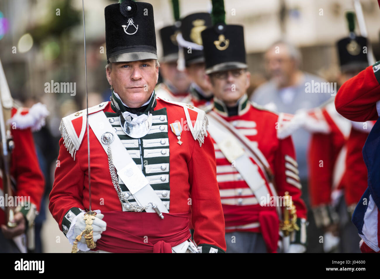 Gibraltar Military Reenactment Stock Photo - Alamy