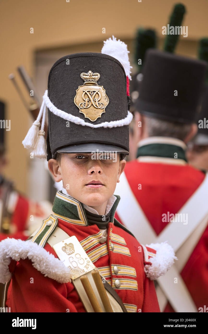 Gibraltar Military Reenactment Stock Photo - Alamy