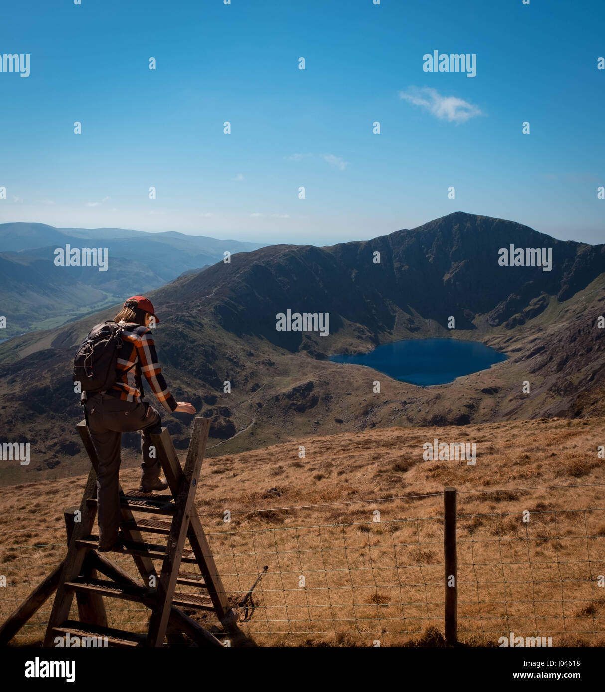 Map of wales snowdonia national park hi-res stock photography and ...