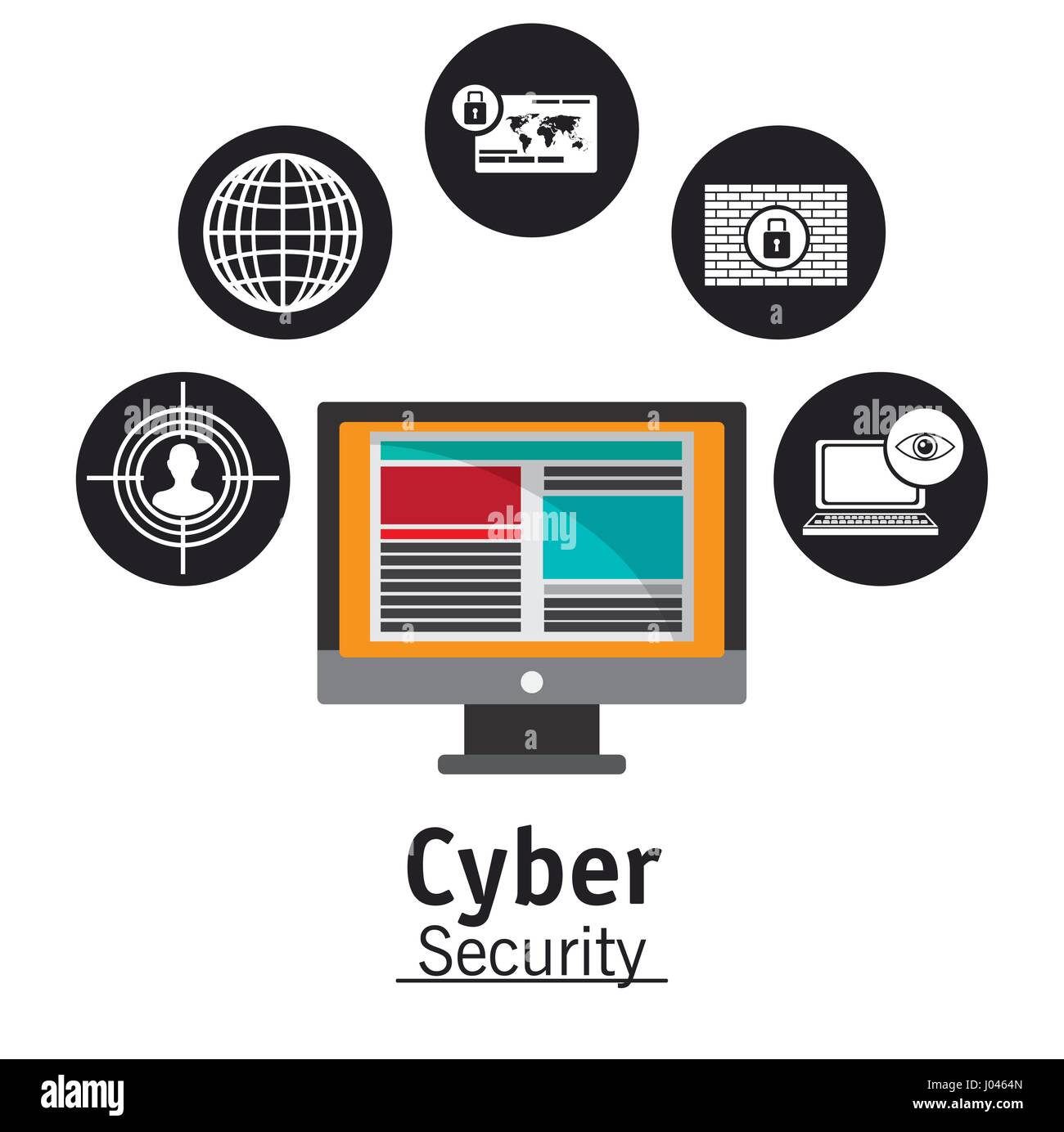 cyber security technology data computer Stock Vector Image & Art - Alamy