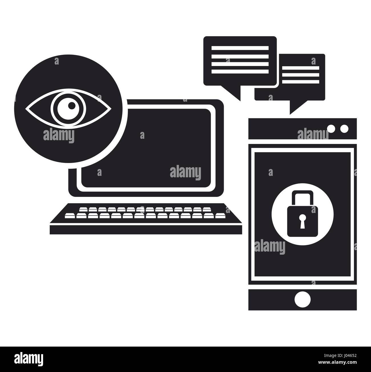 Programming collage Stock Vector Images - Alamy