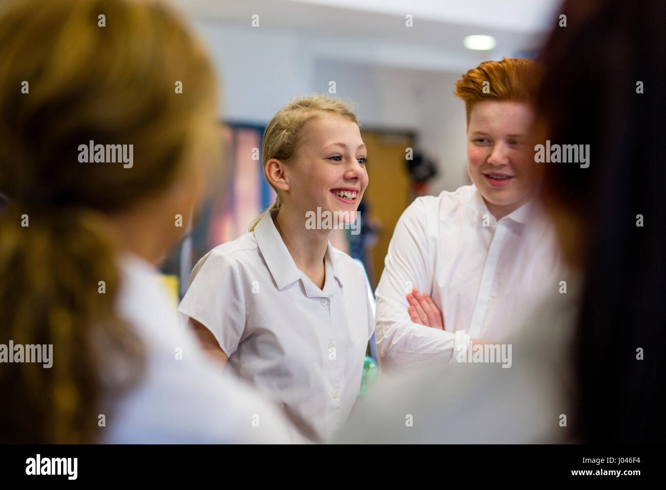 Talking about school hi-res stock photography and images - Alamy