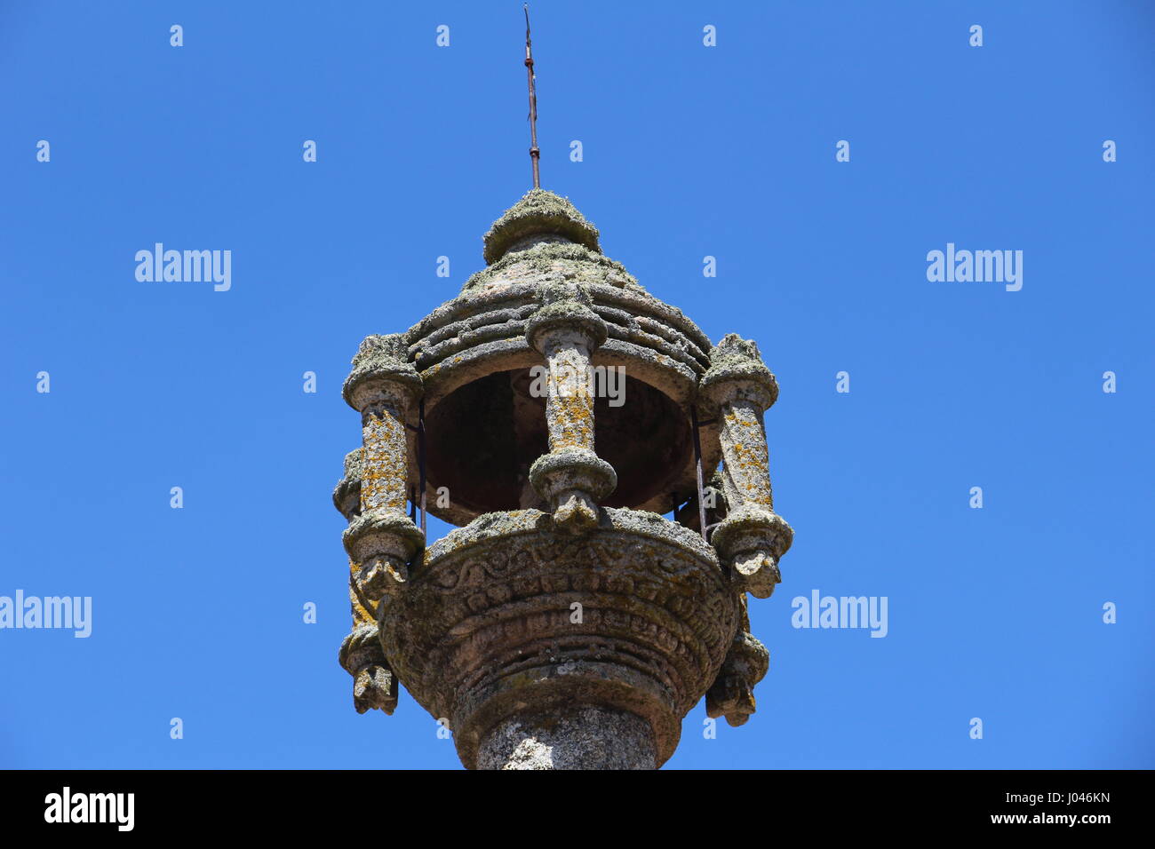 Tower of the Almeida fortress (first built in 1641) in Portugal Stock ...