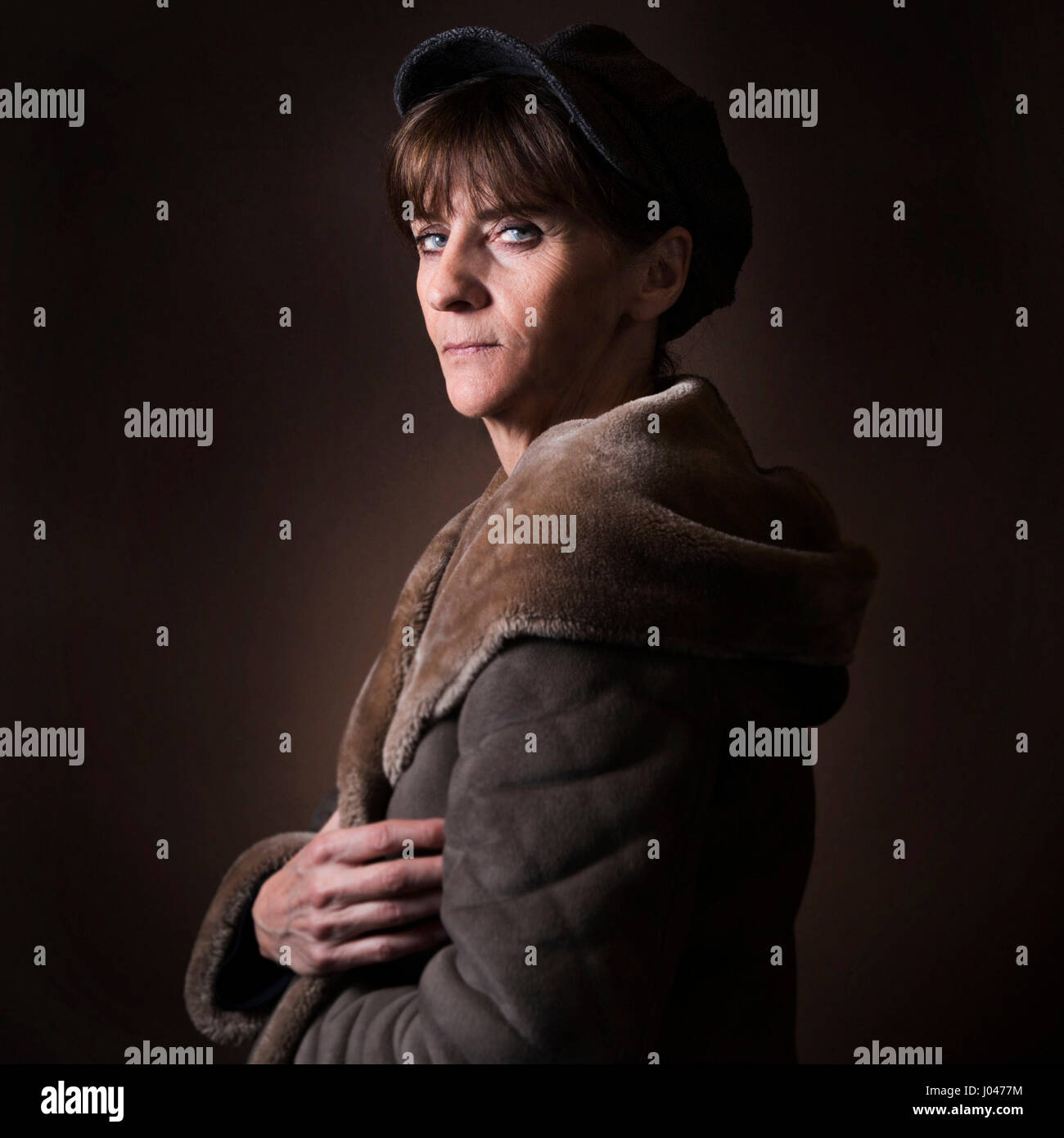 Portrait of Christine Masson (journalist) 25/03/2017 ©Philippe MATSAS ...