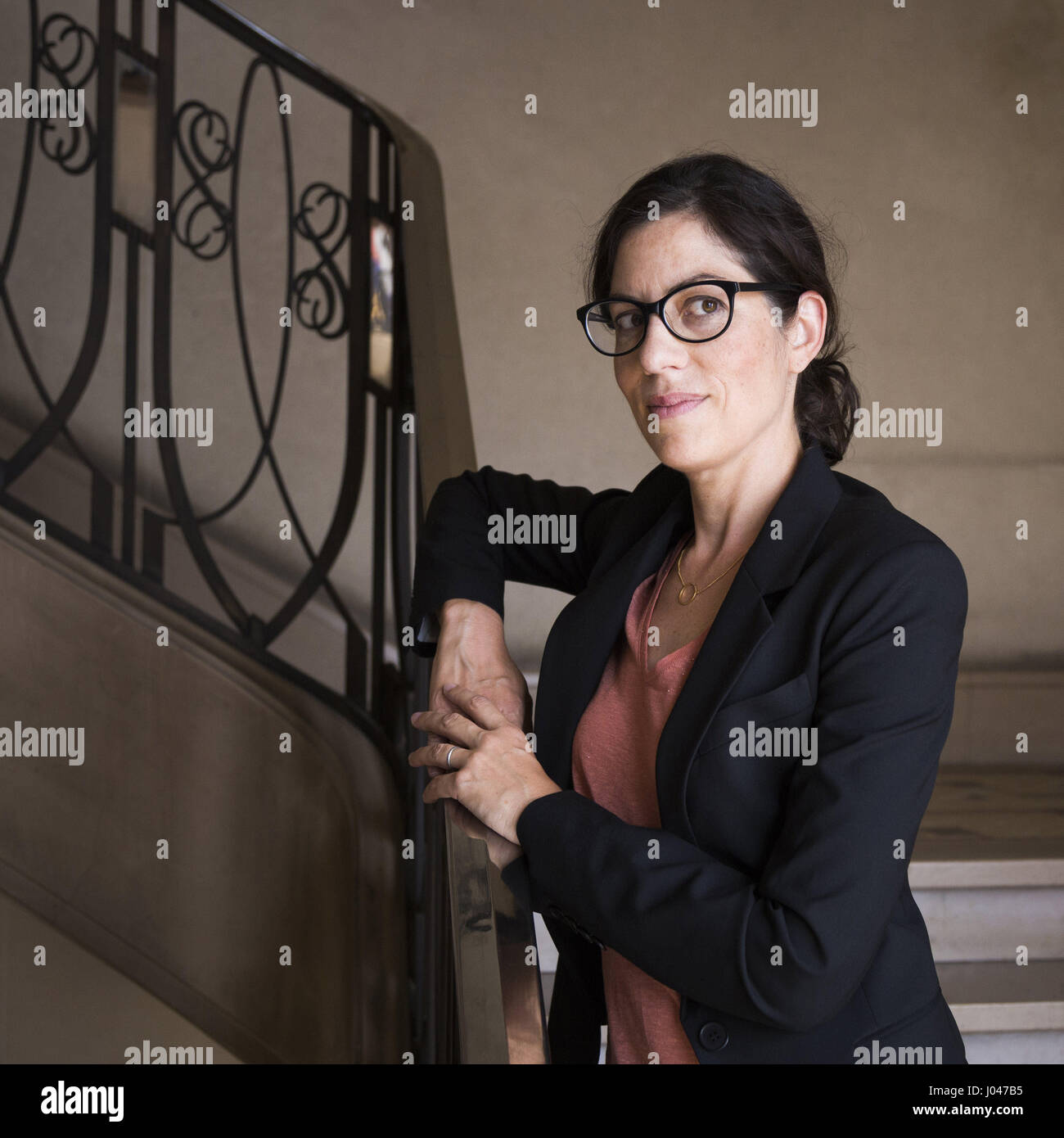 Portrait of Alysia Abbott 10/09/2016 ©Philippe MATSAS Stock Photo - Alamy