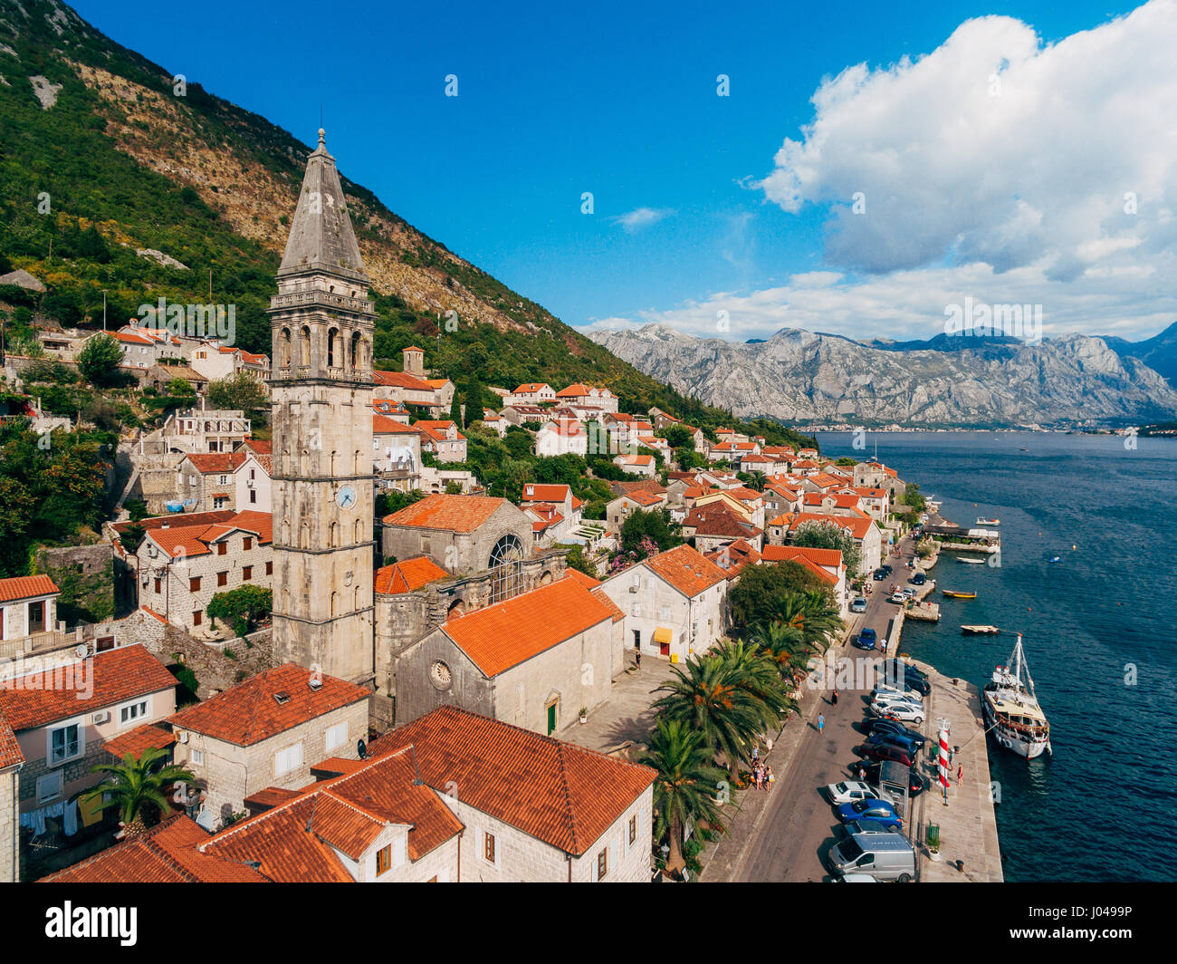 St. Nicholas Church, Perast, Montenegro Stock Photo - Alamy