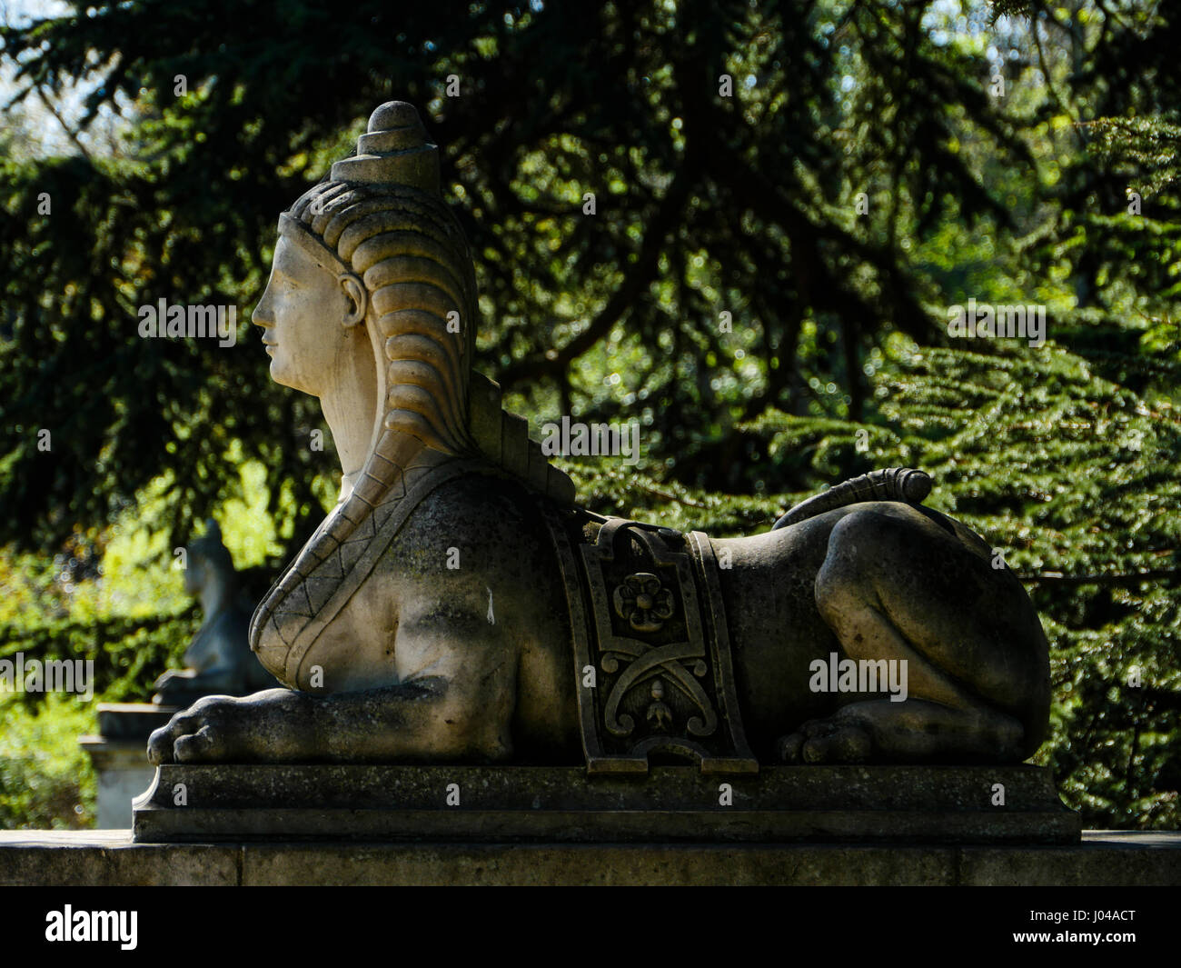 Chiswick House Sphinx Stock Photo - Alamy