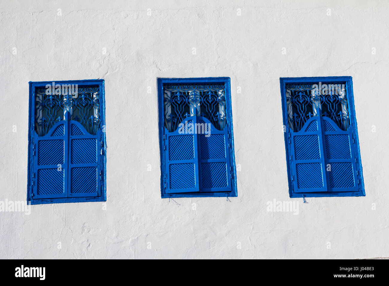 Blue and white windows hi-res stock photography and images - Alamy