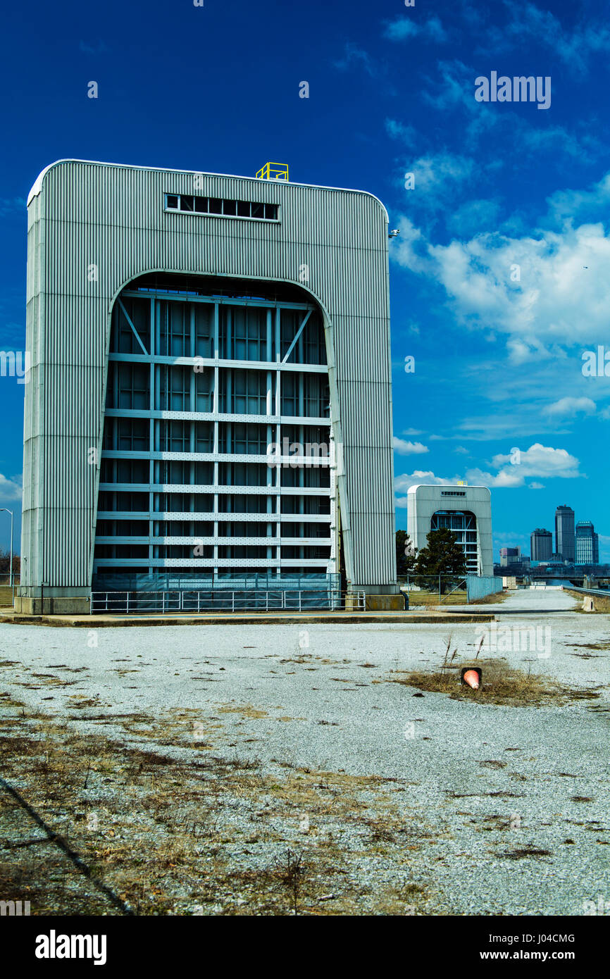 Niagara Falls Ontario Canada Intake gates 10.2 km Niagara Tunnel ...