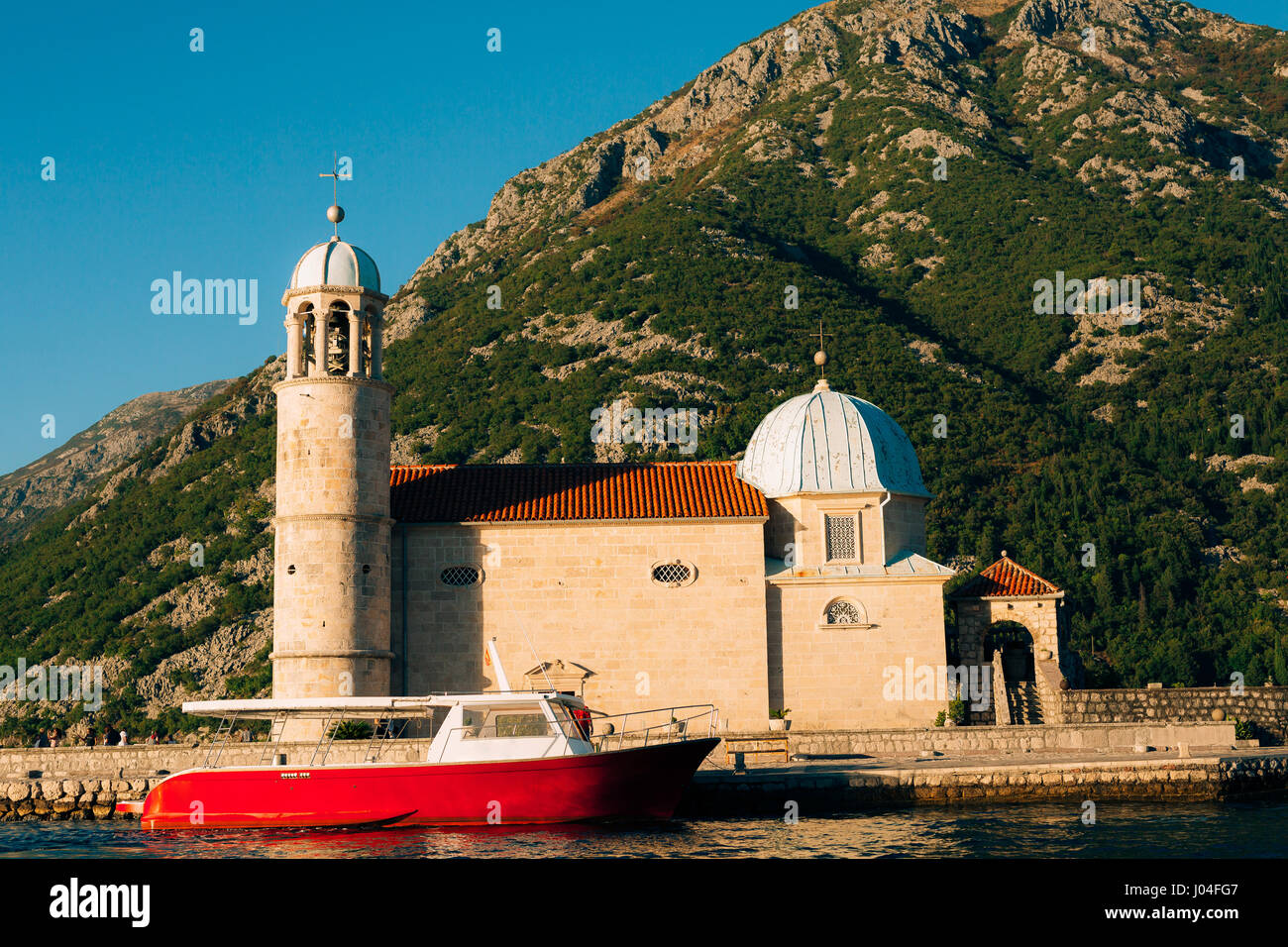 The island of Gospa od Skrpjela, Kotor Bay, Montenegro Stock Photo - Alamy