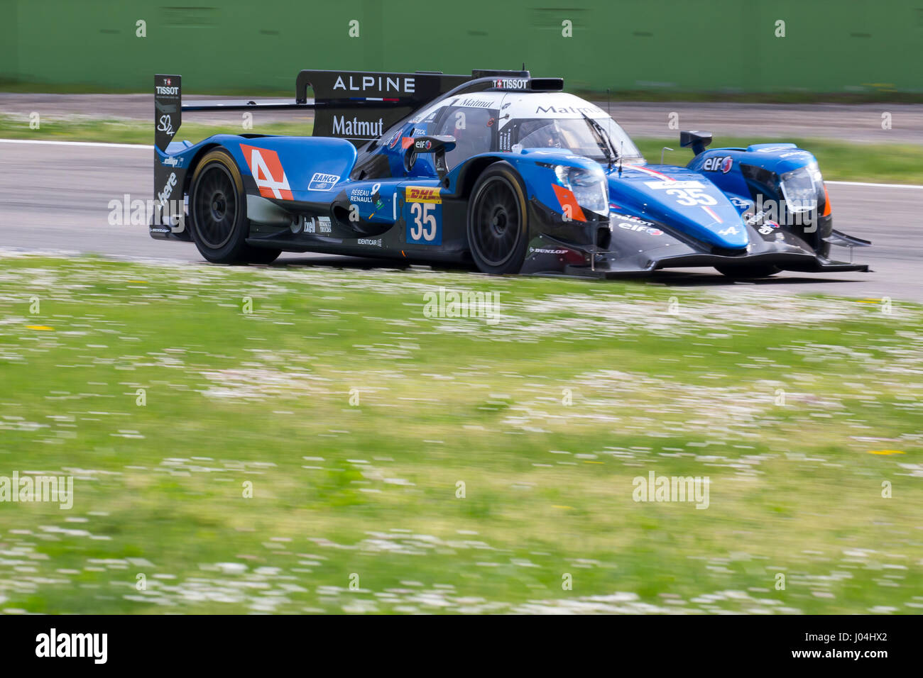 Monza, Italy - April 01, 2017: Alpine A470 - Gibson of Signatech Alpine ...