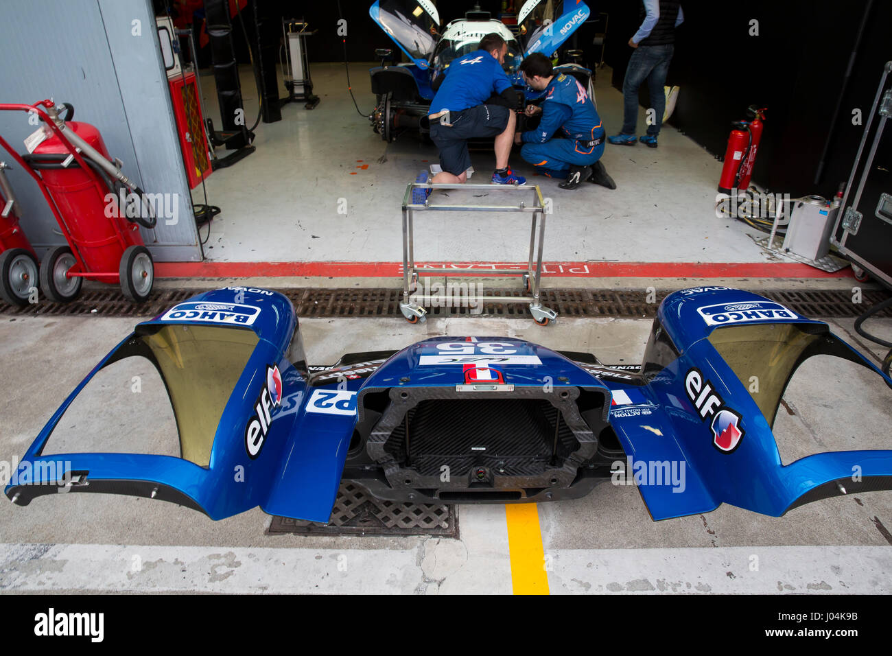 Monza, Italy - April 01, 2017: Alpine A470 - Gibson of Signatech Alpine ...