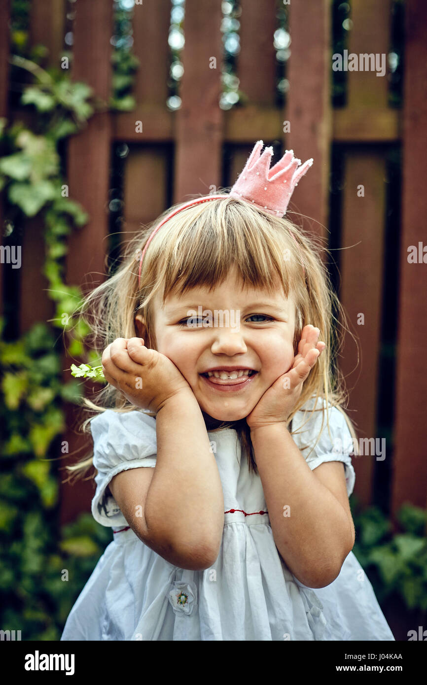beautiful little princess girl Stock Photo - Alamy