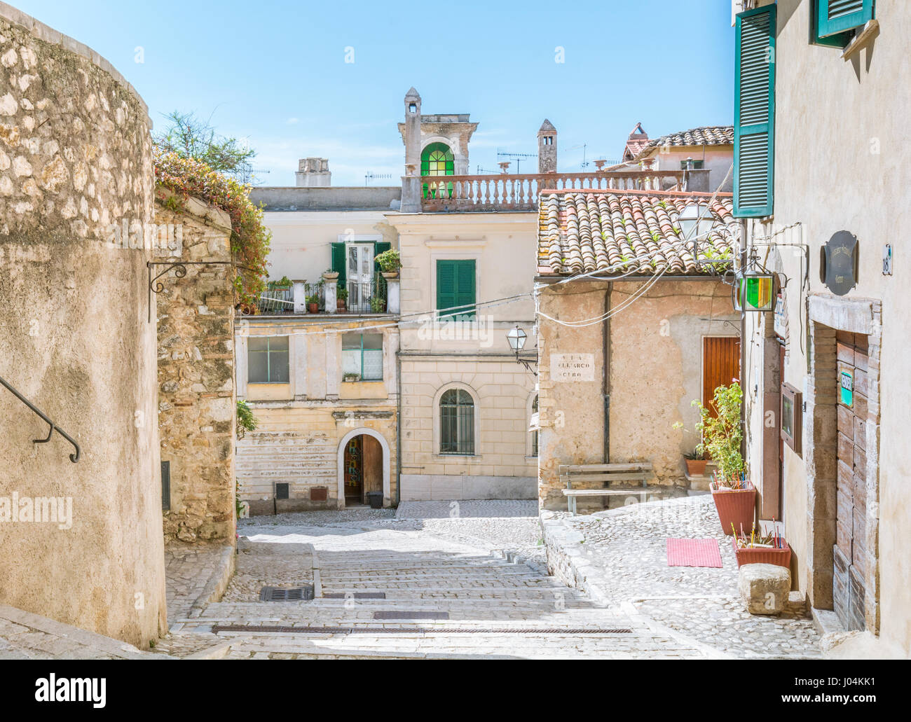 Roccantica, rural medieval village in Rieti Province, Lazio (Italy ...